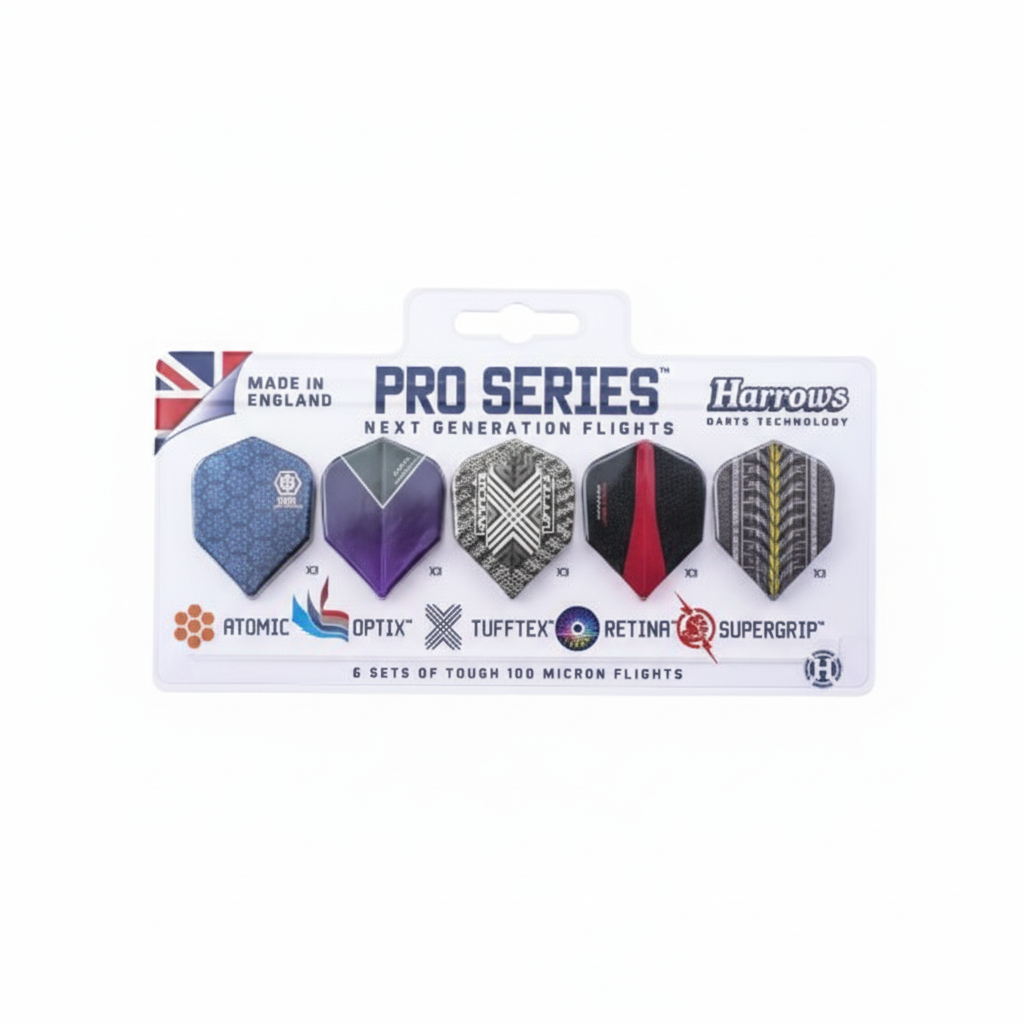 Harrows Pro Series Dart Flights - 5 Next Gen Flight Sets" – Power Reference